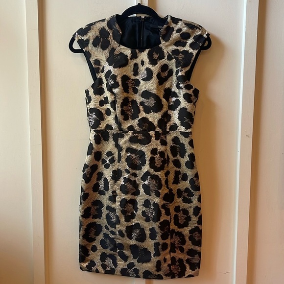 Tibi | Dresses | Tibi Animal Print Shift Dress | Poshmark